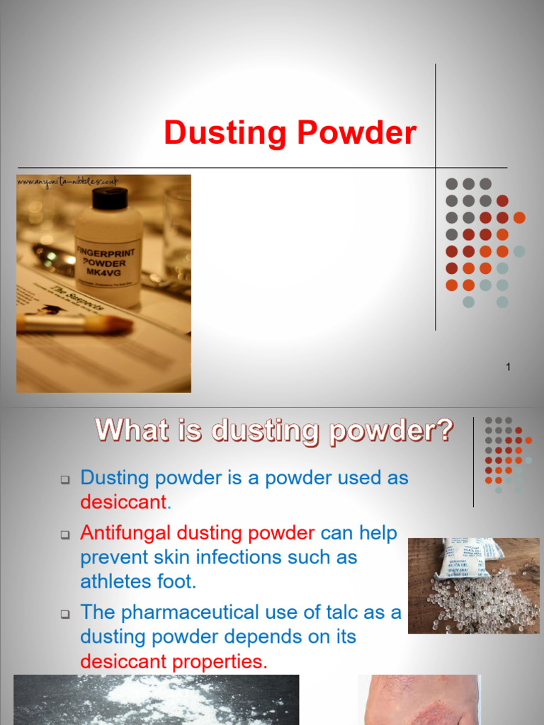 2.4 Dusting Powder | PDF | Wound | Materials