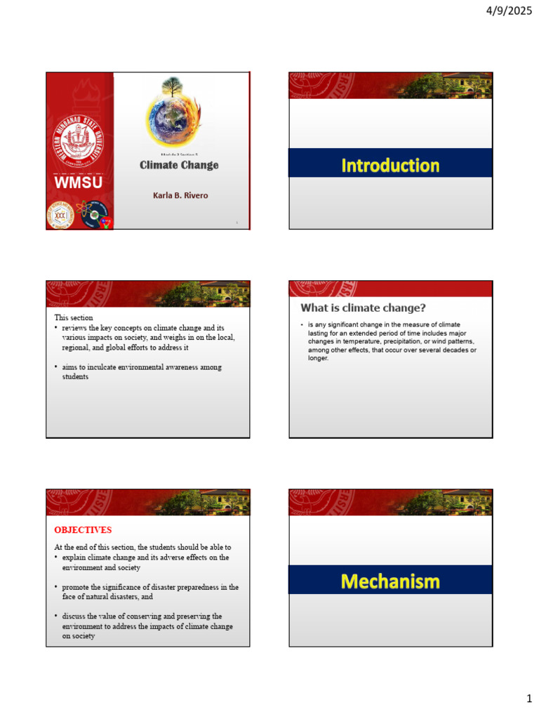 M3-S5 | PDF | Climate Change | Climate
