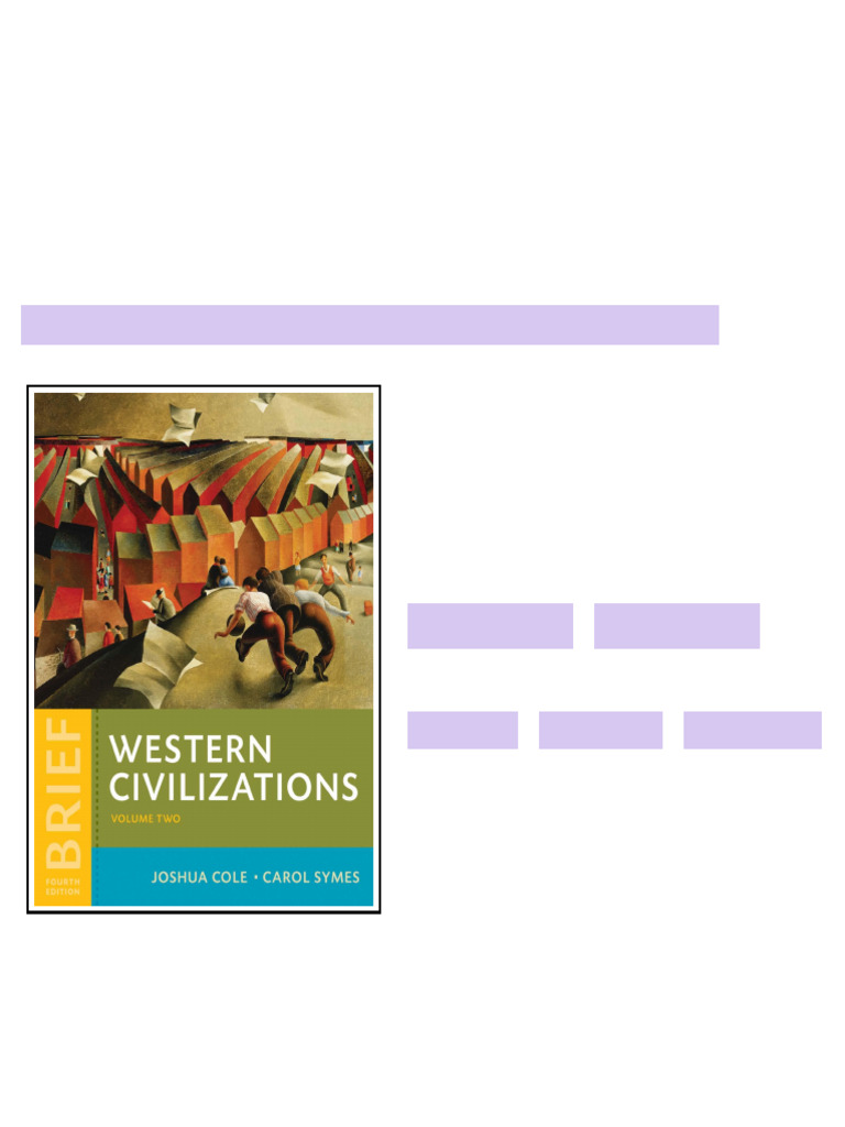 Western Civilizations Their History & Their Culture Volume Two Ready to ...