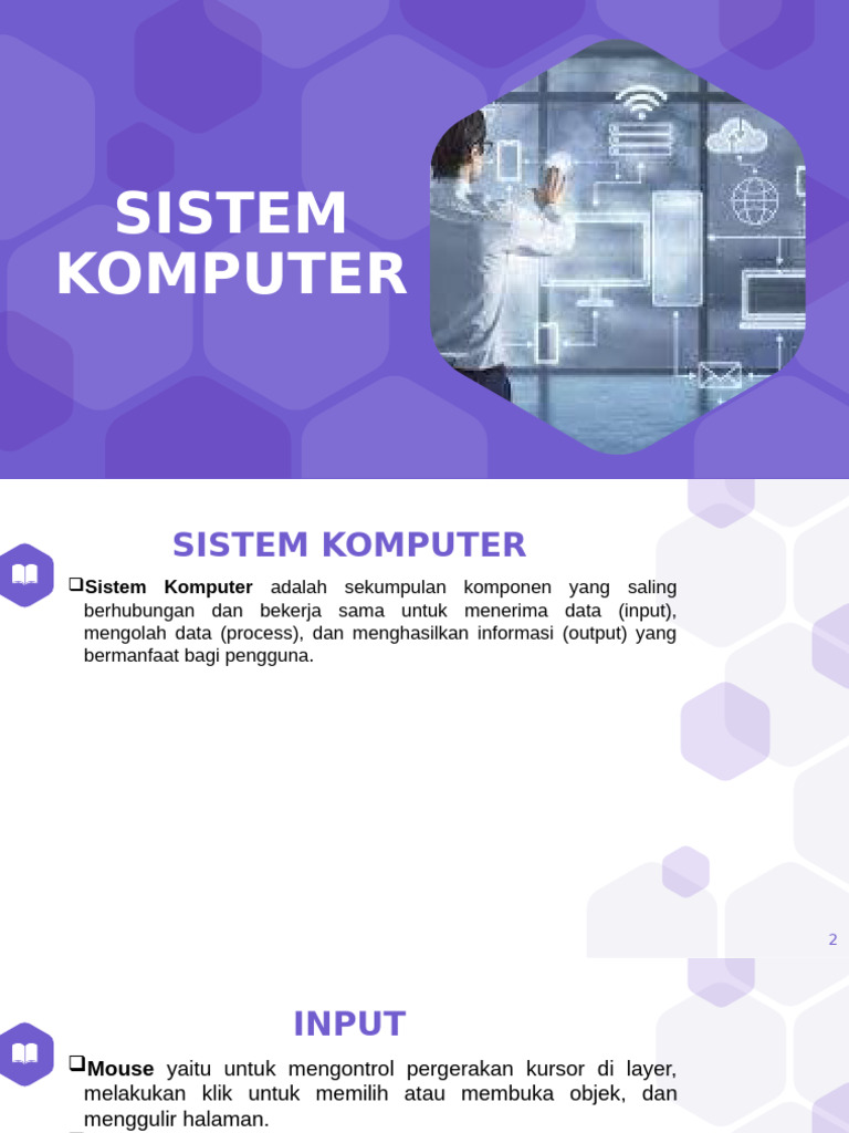 Materi sistem komputer SMP kelas VII | PDF
