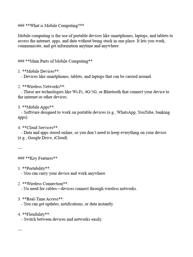 Mobile Computing 1 | PDF | Cellular Network | Ieee 802.11