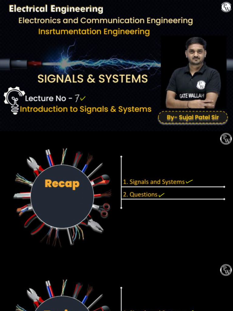 Introduction to Signals and Systems 07 _ Class Notes | PDF