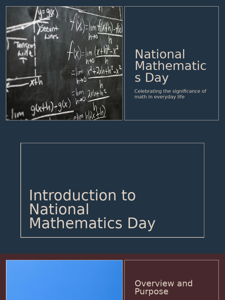 National Mathematics Day Enhanced | PDF | Mathematics | Pi