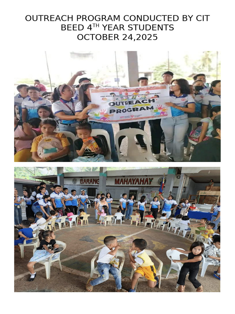 Outreach Program Photo | PDF