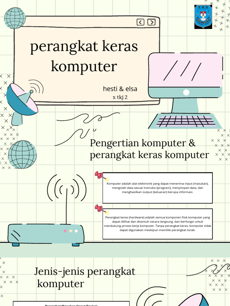 Jenis-Jenis Perangkat Keras Komputer | PDF