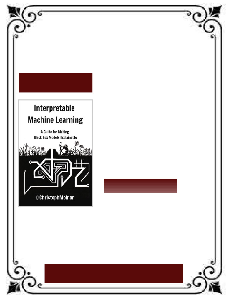 Interpretable Machine Learning 2019 Molnar 9780244768522 1st Edition Christoph Molnar ebook ...