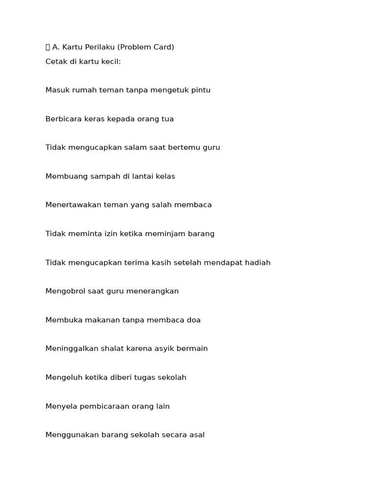 Adab Menjenguk dan Berperilaku Sopan | PDF