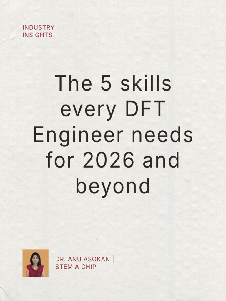Essential Skills for DFT Engineers 2026 | PDF | Computing