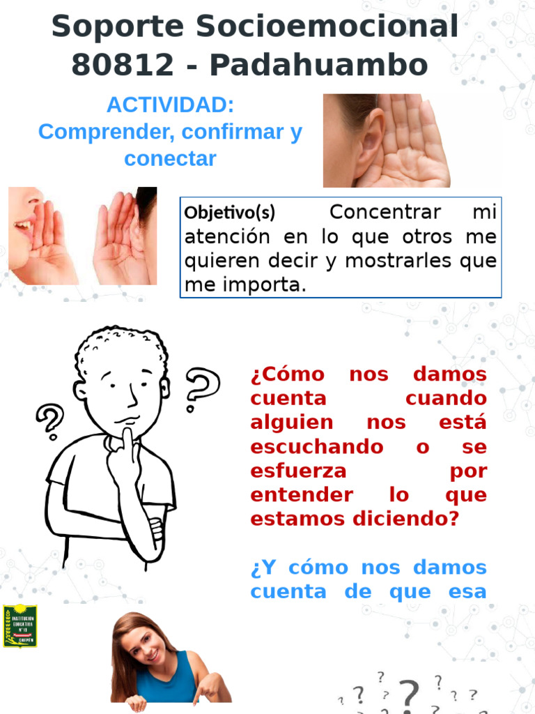 Actividad 01 Socioemocional | PDF | Empatía | Comunicación