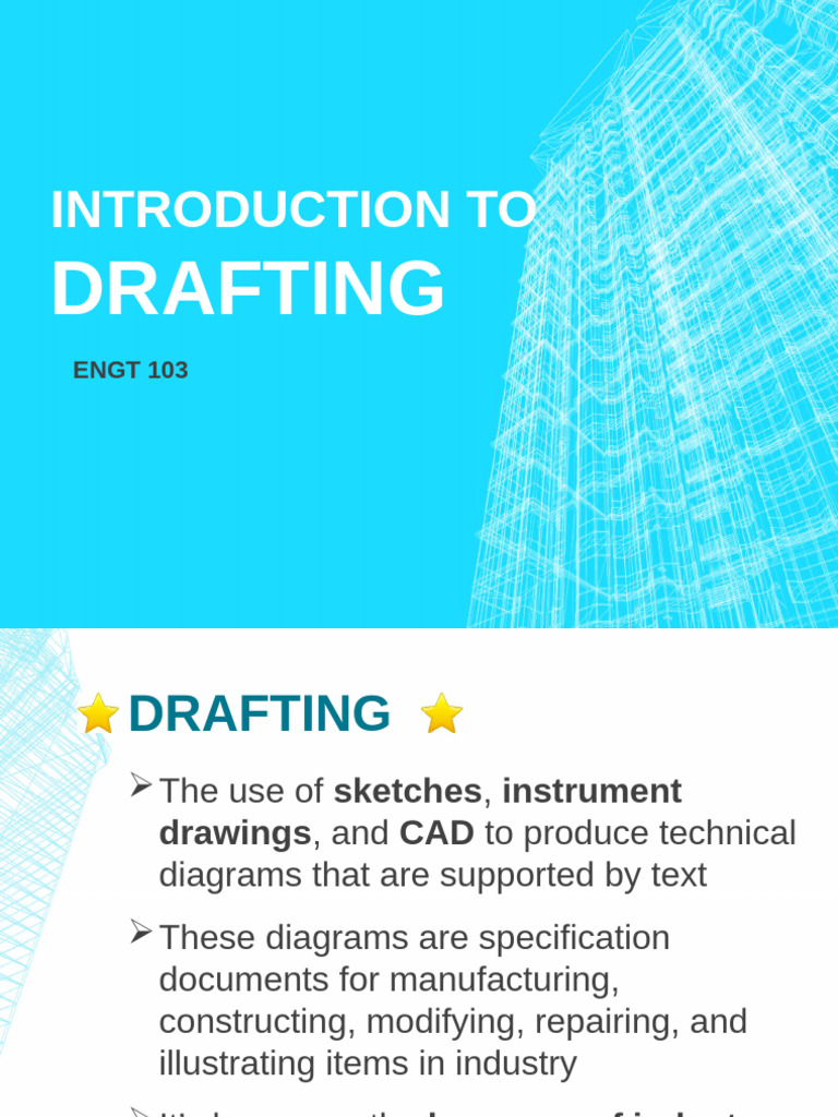 Introduction To Drafting | PDF