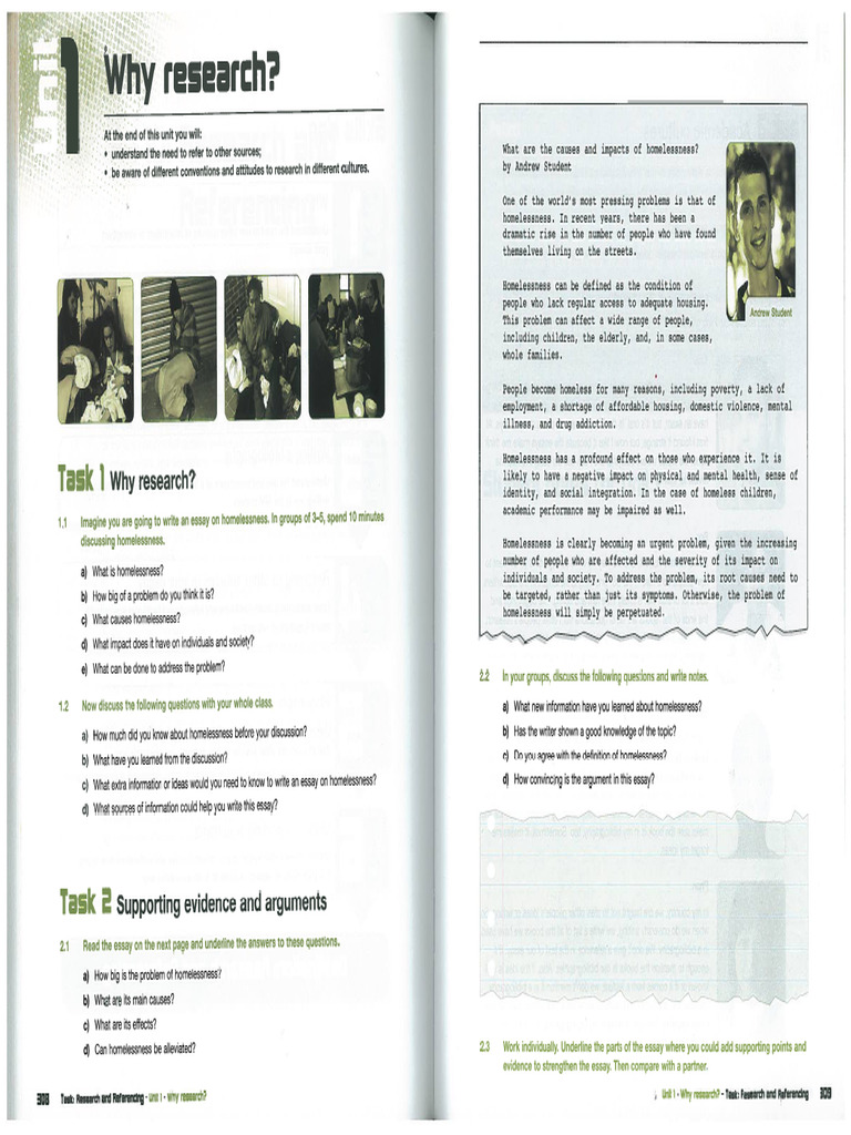 Research and Referencing - TASK Unit 1 | PDF
