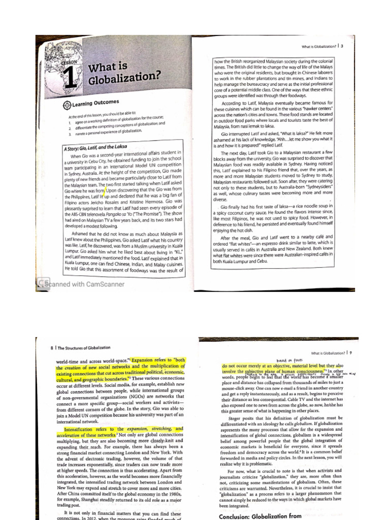 Lesson 1 What Is Globalization | PDF