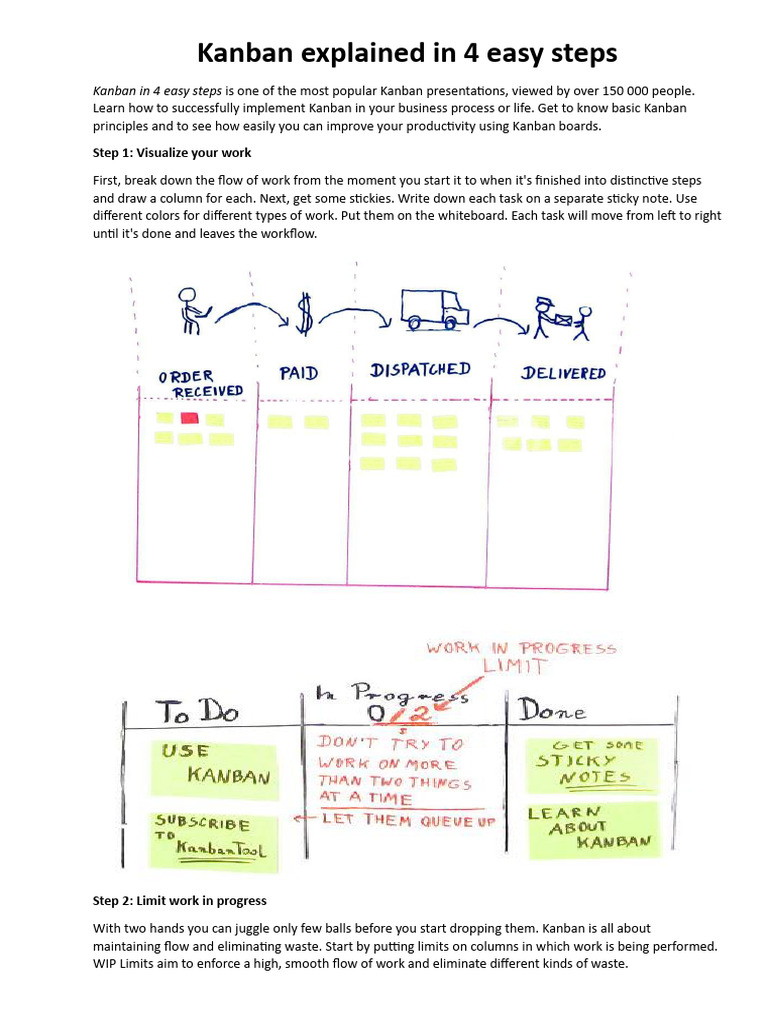 Master Kanban in 4 Simple Steps | PDF