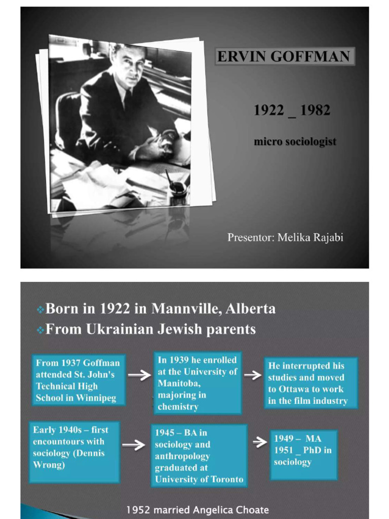 Goffman Presentation | PDF