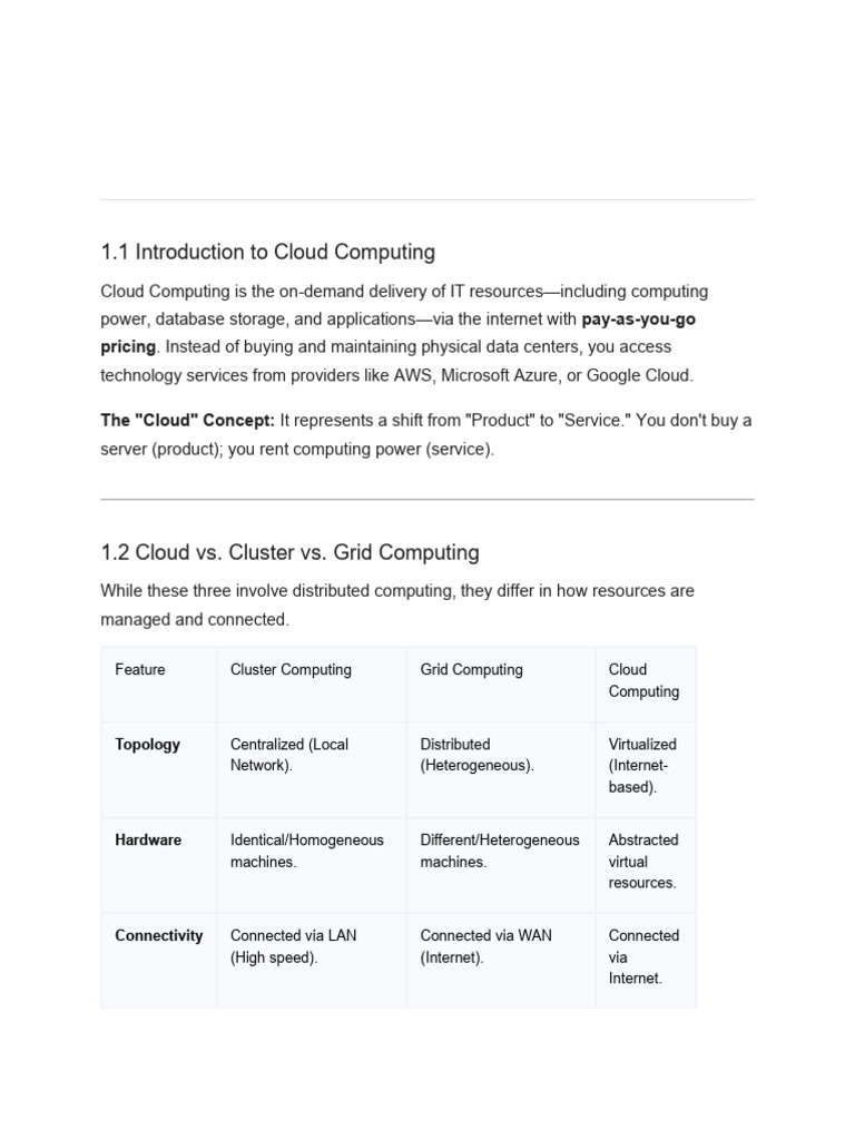 Understanding Cloud Computing Basics | PDF | Cloud Computing | Virtual ...