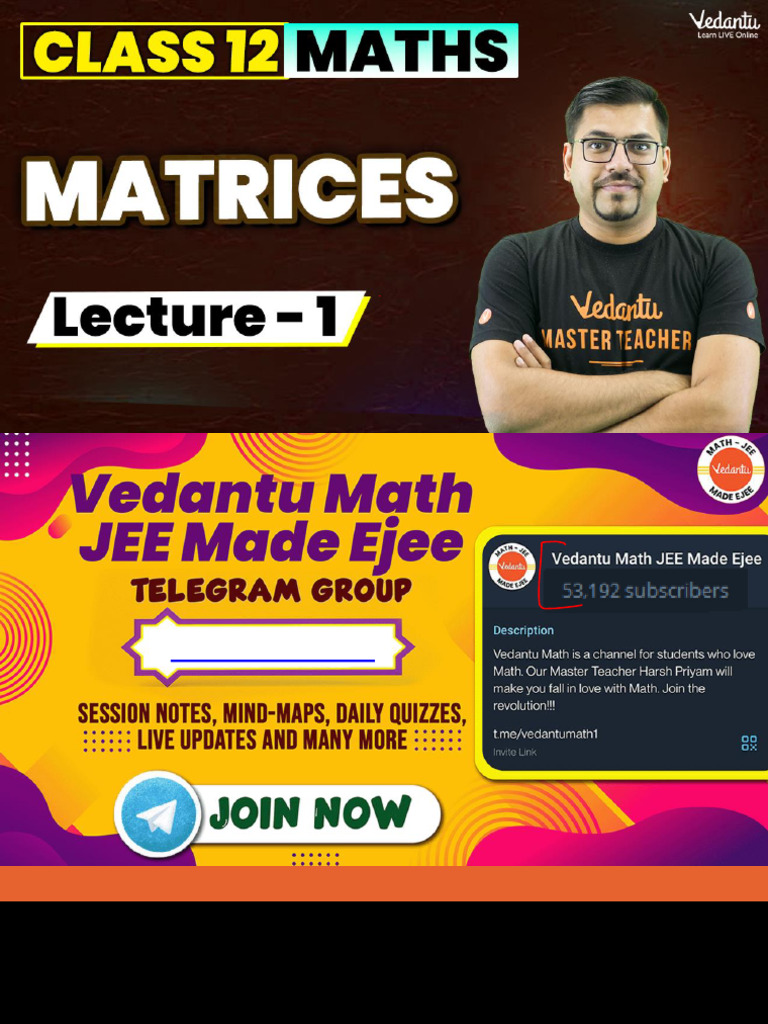 Class 12 Maths: Understanding Matrices | PDF | Matrix (Mathematics ...