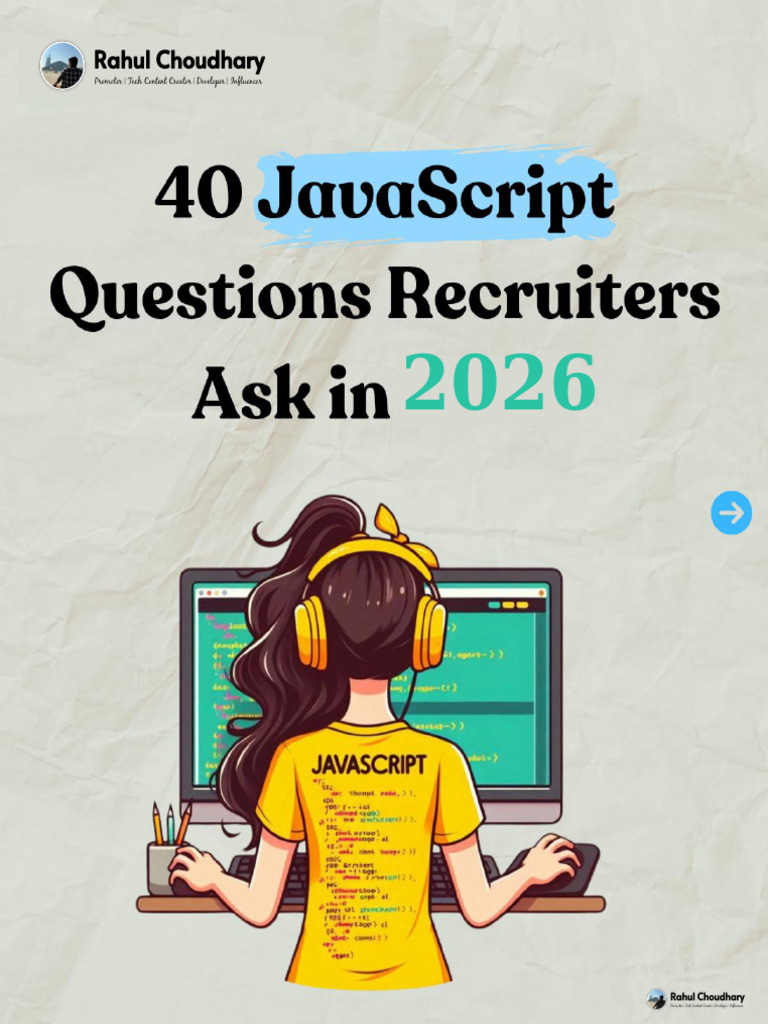 40 Javascript Questions | PDF