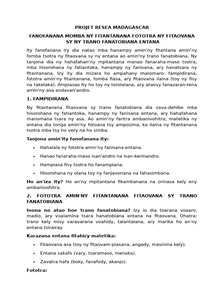 Support Formation Stockage | PDF