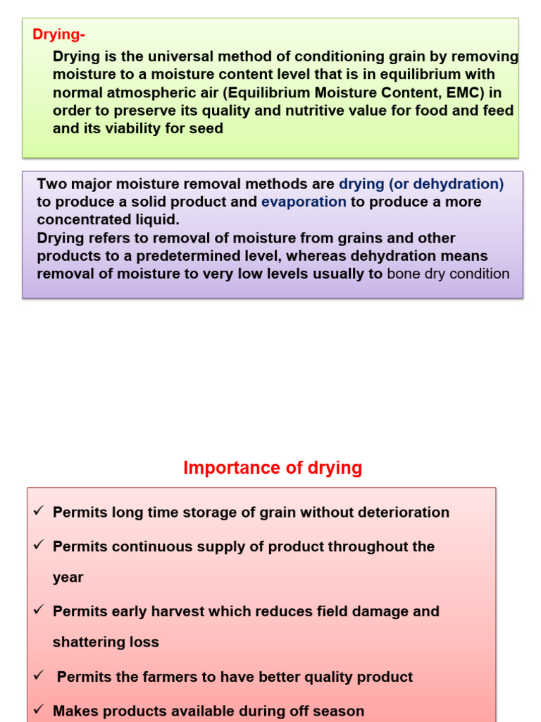 Grain Drying Methods and Techniques | PDF | Humidity | Clothes Dryer
