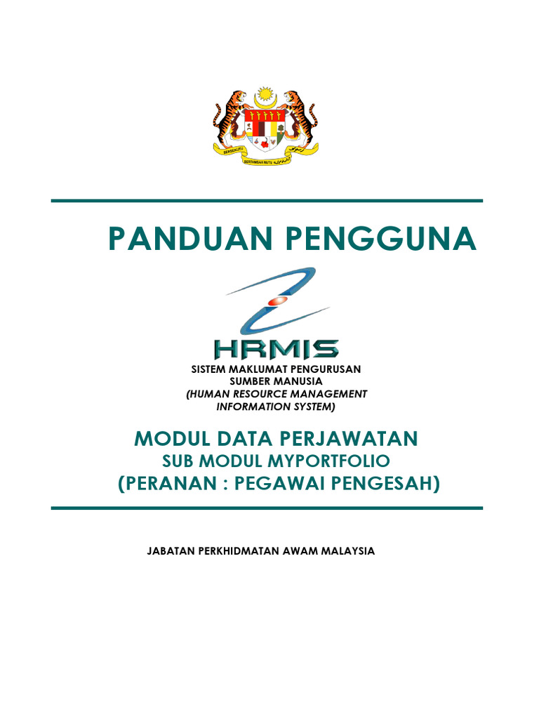 Manual Pengguna Pegawai Pengesah | PDF