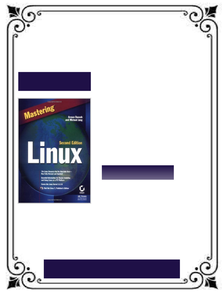 Mastering Linux 2nd Edition Arman Danesh ebook ready to read | PDF | Zip (File Format) | Mathematics