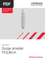POLIM-D Surge Arrester Data Sheet | PDF | Insulator (Electricity ...