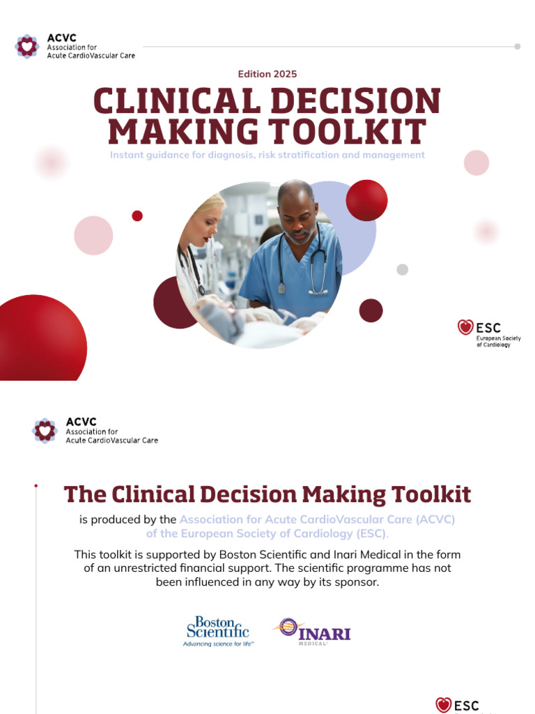 The Clinical Decision Making Toolkit 2025 | PDF | Myocardial Infarction ...