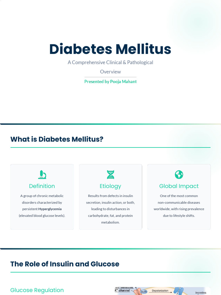Diabetes Mellitus - A Comprehensive Clinical Overview | PDF | Diabetes ...