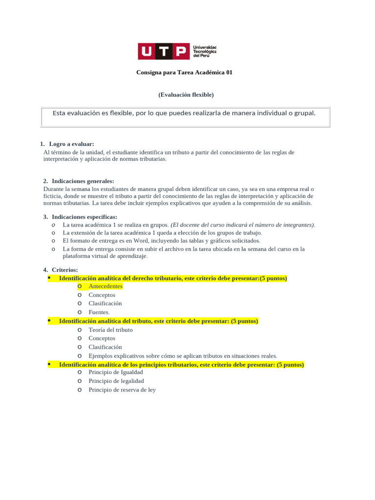 ? (AC-S02) SEMANA 02 - TAREA ACADEMICA 1 (LEGISLACION TRIBUTARIA) | PDF | Presupuesto | Ahorro