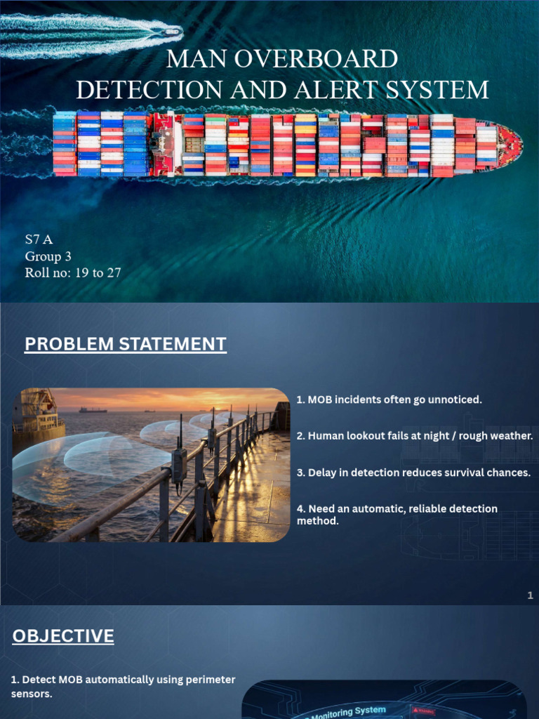Automatic Man Overboard Detection System | PDF | Radio Frequency ...