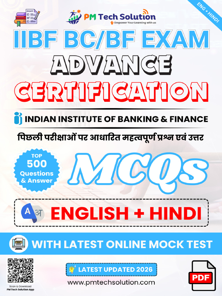 Sample Iibf BC Adv Eh 2026 | PDF