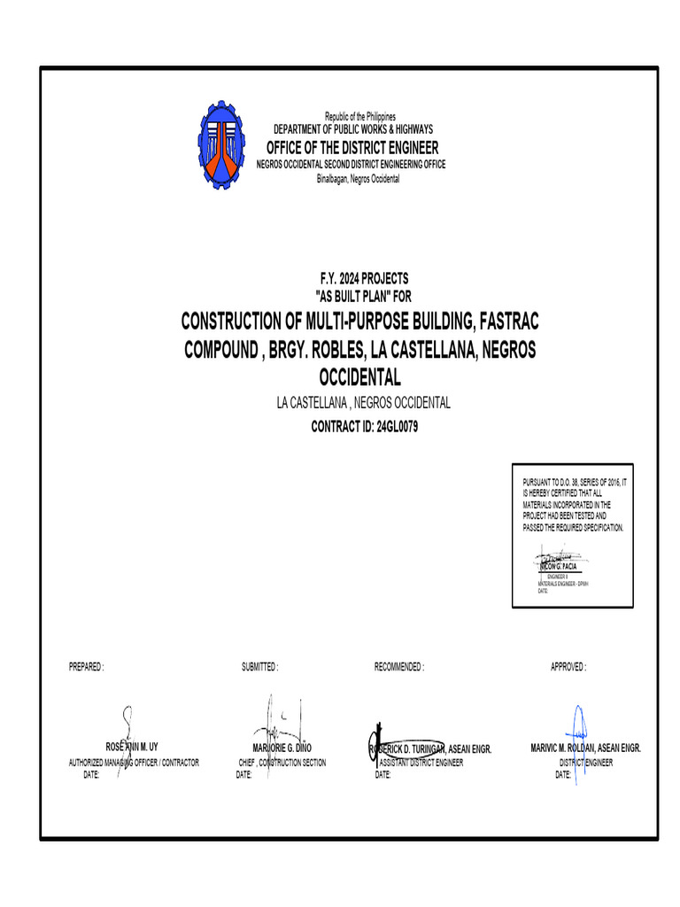 Archi & Elec As Built Fastrac With Signature 24gl0079 | PDF ...