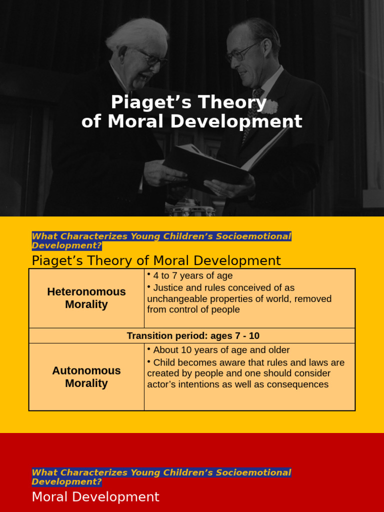 Piaget's Moral Development in Children | PDF