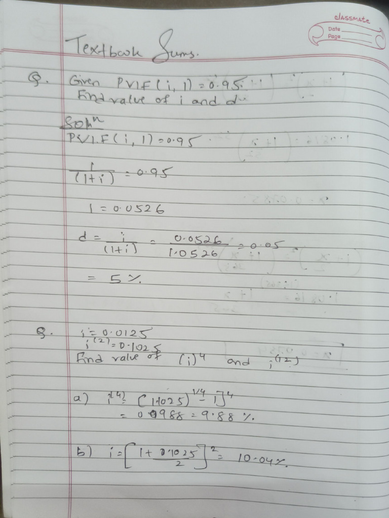 Textbook FDM Sums | PDF