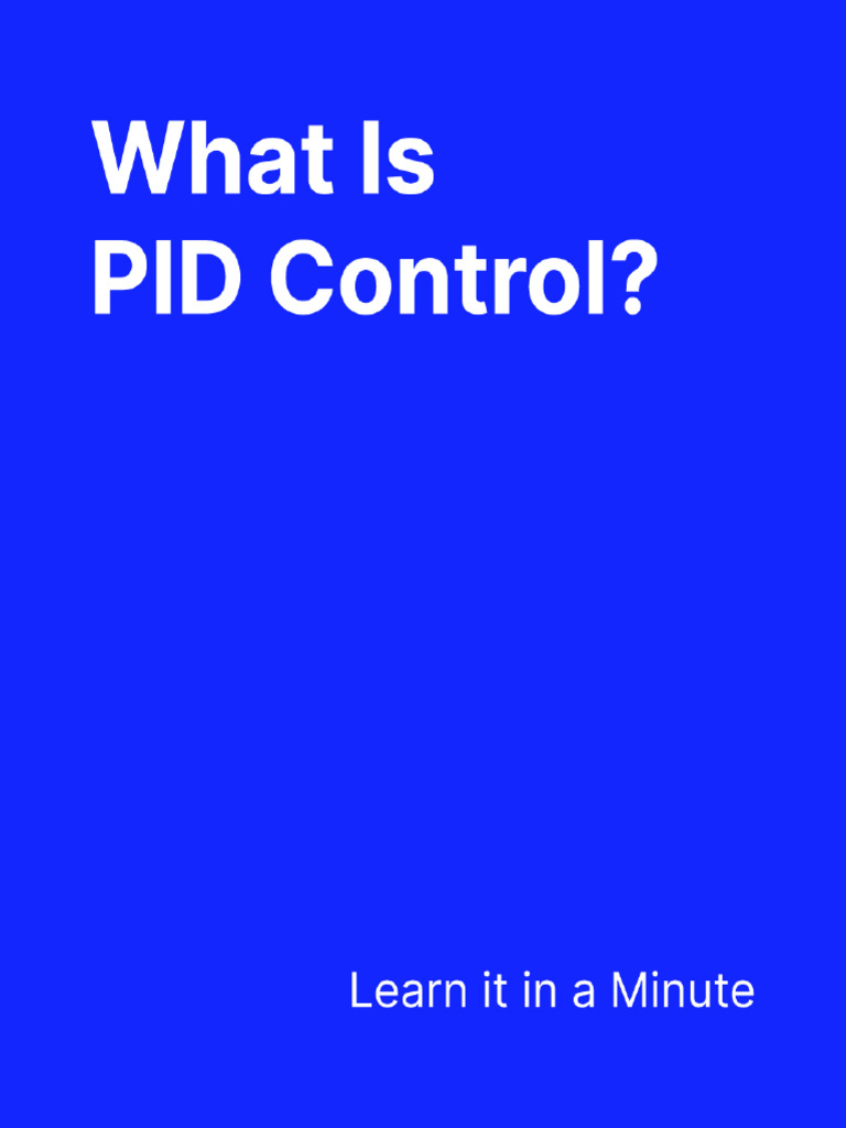 What Is PID Control | PDF