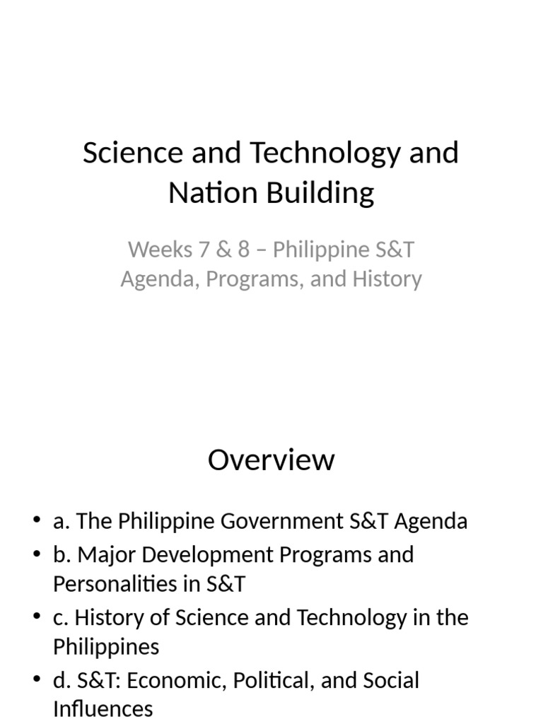 Week 7 8 Science Technology Philippines | PDF