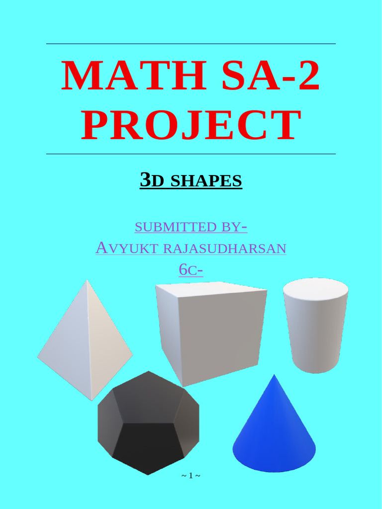 Math SA-2 Project | PDF
