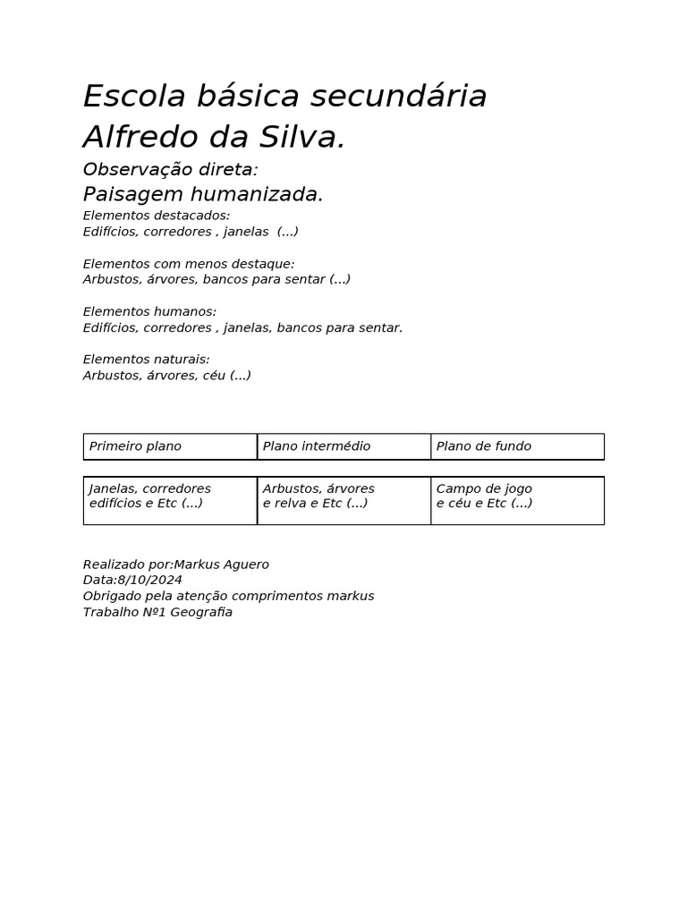 Trabalho de Geografia?? | PDF