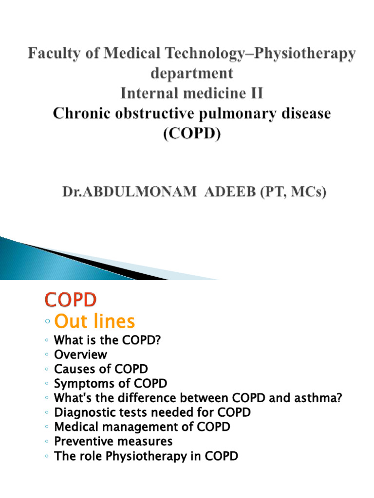 Chronic Obstructive Pulmonary Disease Copd | PDF | Chronic Obstructive ...