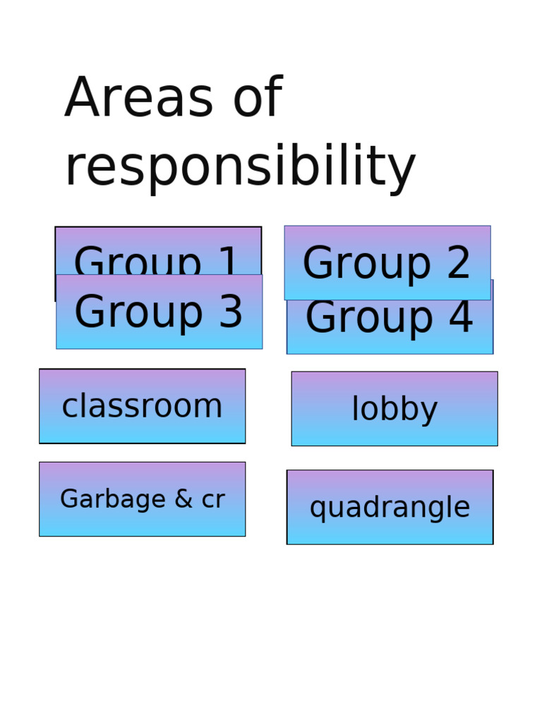 Areas of Responsibility | PDF