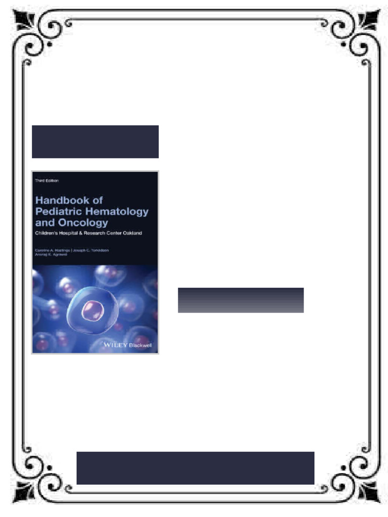 Handbook of Pediatric Hematology and Oncology Caroline A. Hastings ...