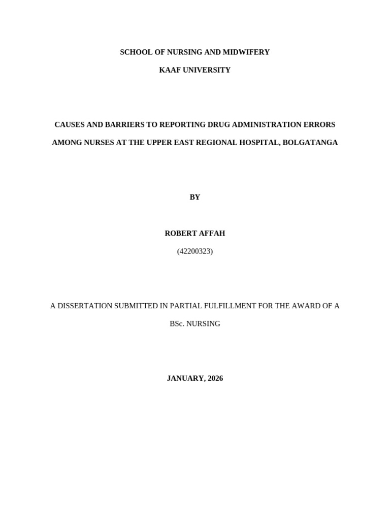 Robert Final | PDF | Patient Safety | Nursing