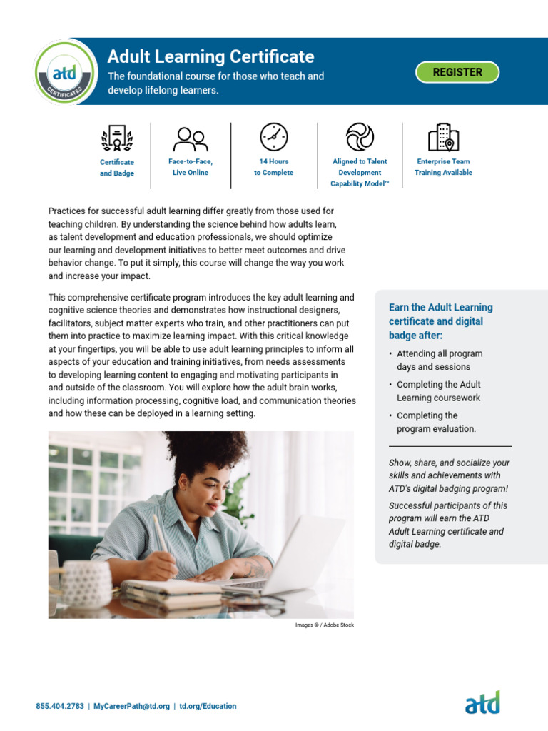 1576821389 Adult Learning Certificate Course Brochure Update R3 ...