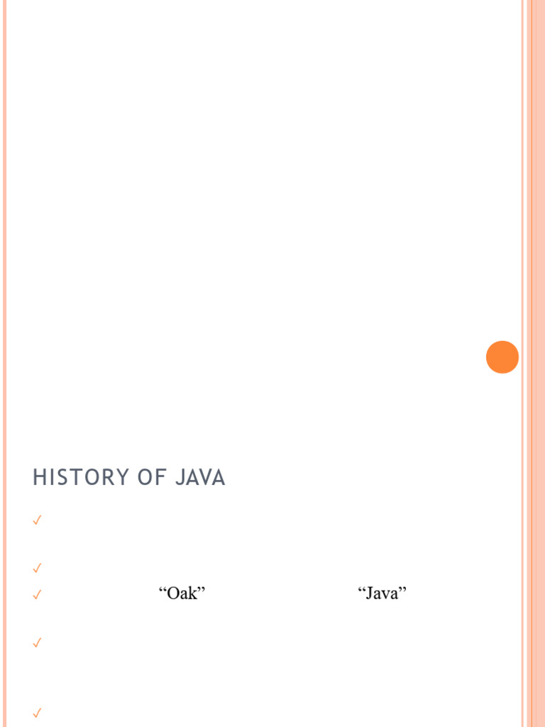 Java Programming Lecture Ppt Slides | PDF | Object Oriented Programming ...