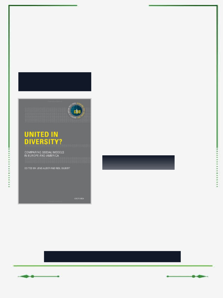 United in Diversity Jens Alber ebook complete file access | PDF