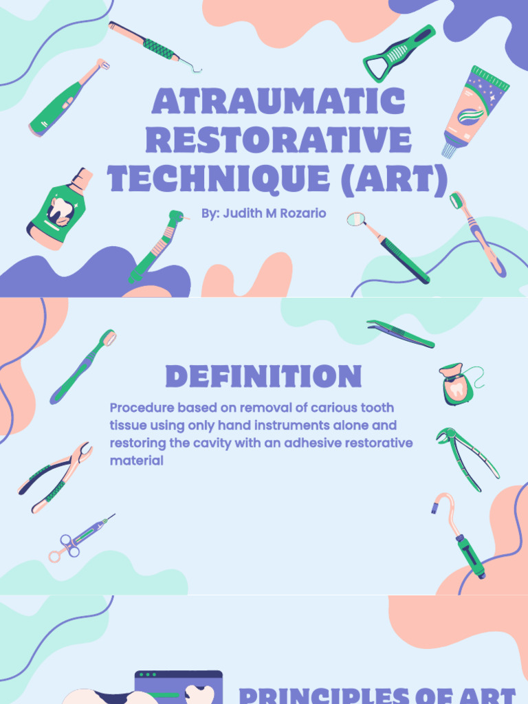 Atraumatic Restorative Technique (Art) | PDF
