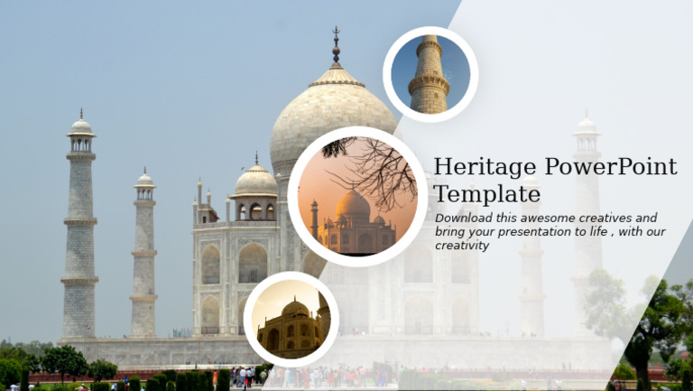 83091- Heritage PowerPoint Template | PDF