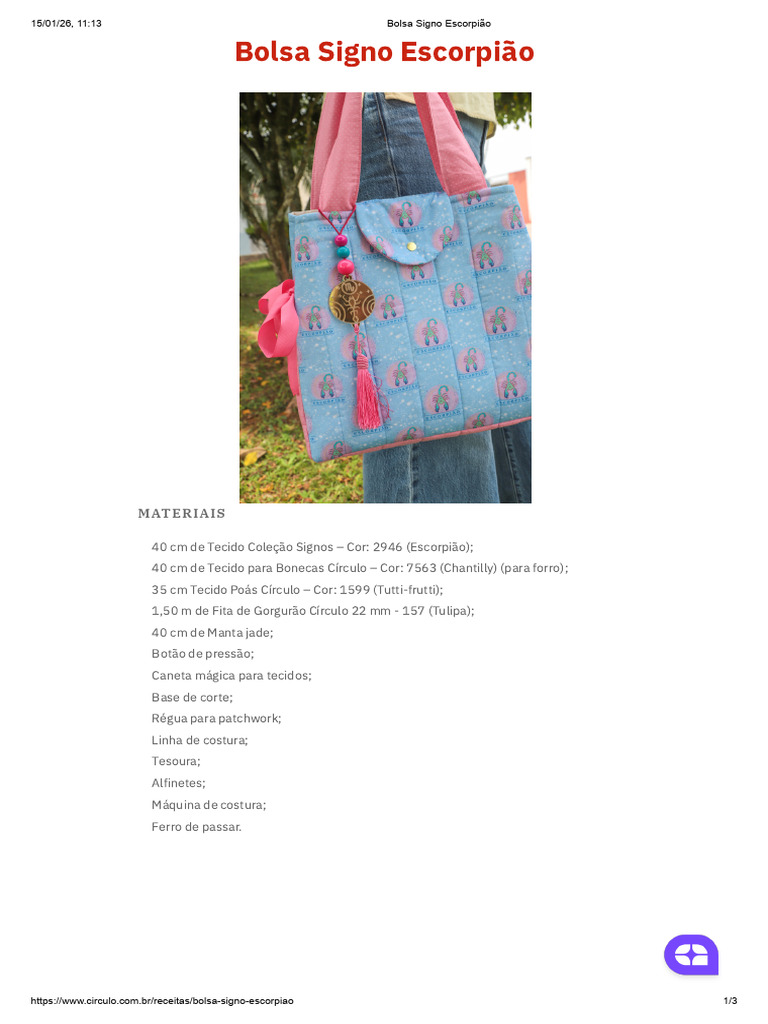Bolsa Signo Escorpião | PDF
