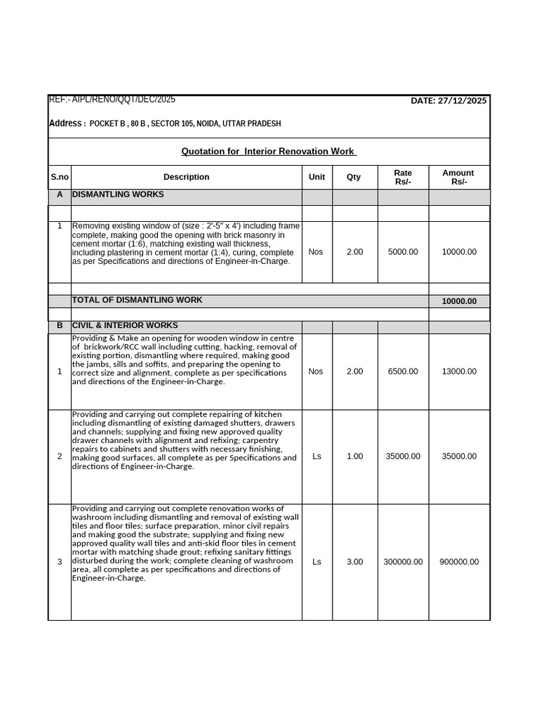 Noida Sec 105 | PDF | Paint | Polyvinyl Chloride