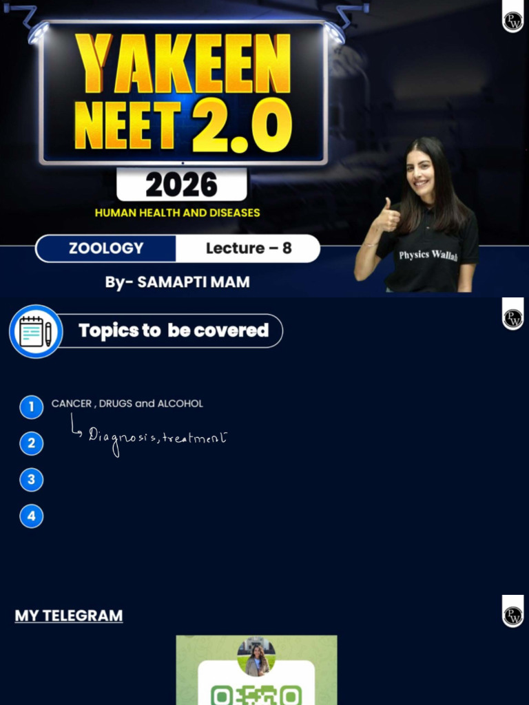 Human Health and Diseases 08 Class Notes | PDF